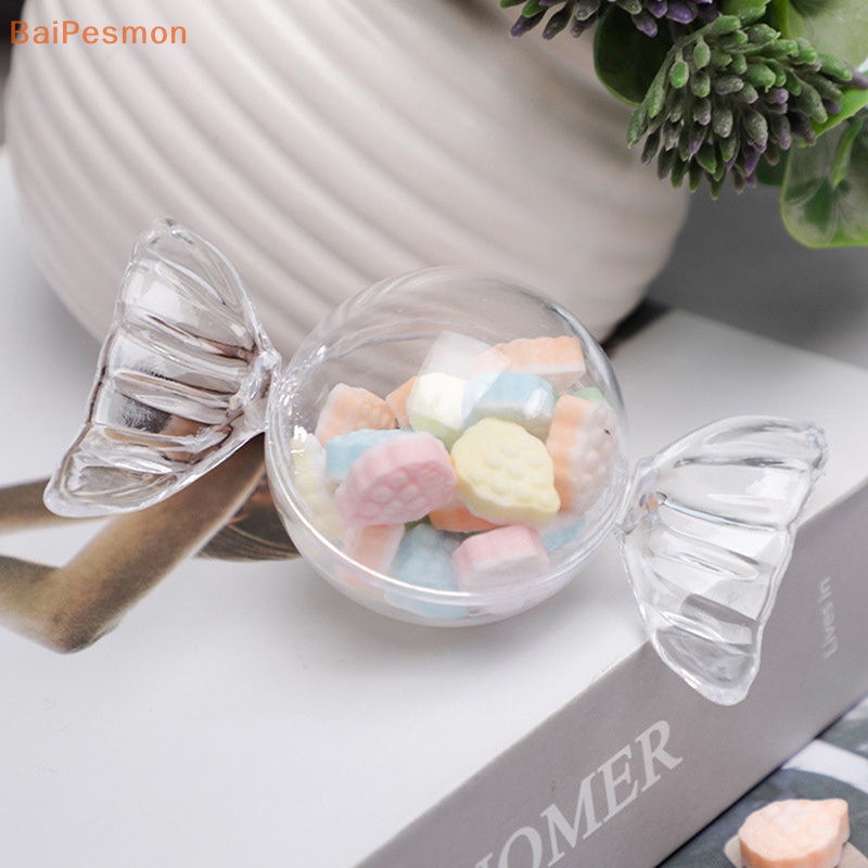[BaiPesmon] 12pcs Clear Plastic Candy Shape Favor Box Mini Candy Shaped ...