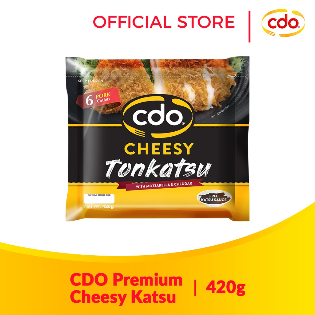 CDO Premium Cheesy Tonkatsu 420g | Shopee Philippines