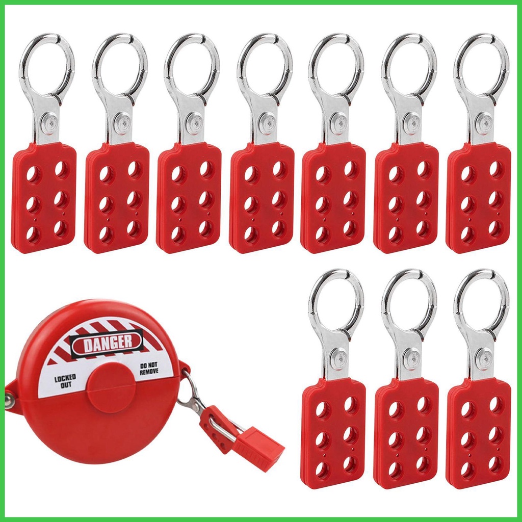 Lock Out Tag Out Hasps 10pcs Lockout Tagout Devices Portable Loto ...