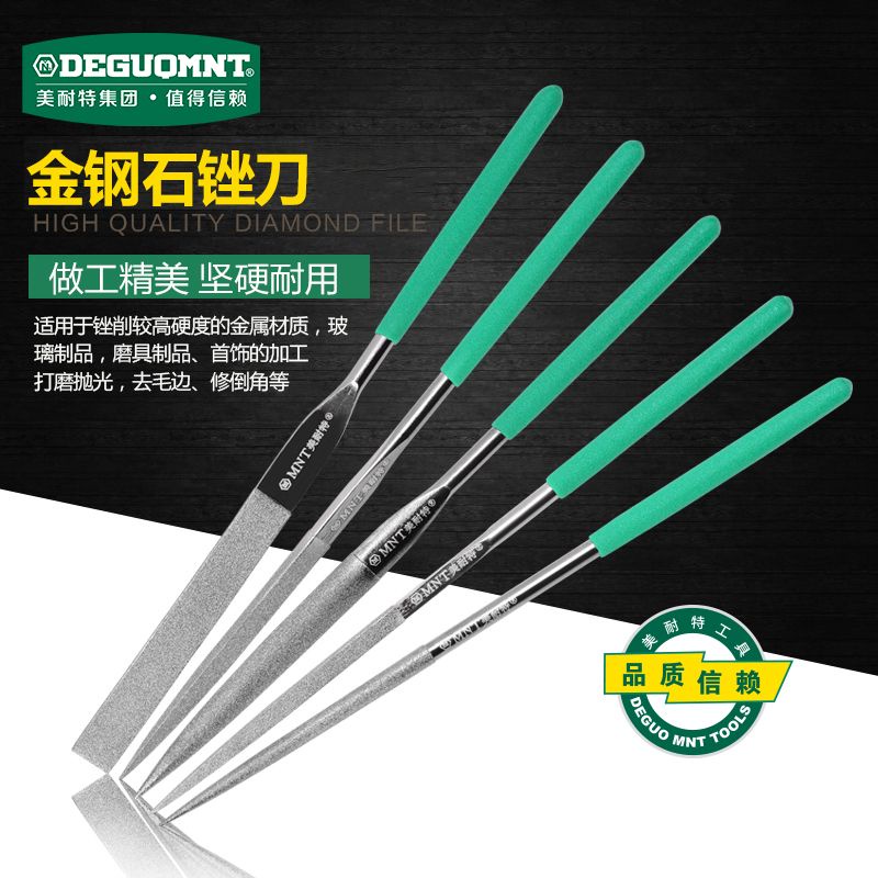 YOLO MALL Diamond triangle file grinding tools diamond alloy assorted ...