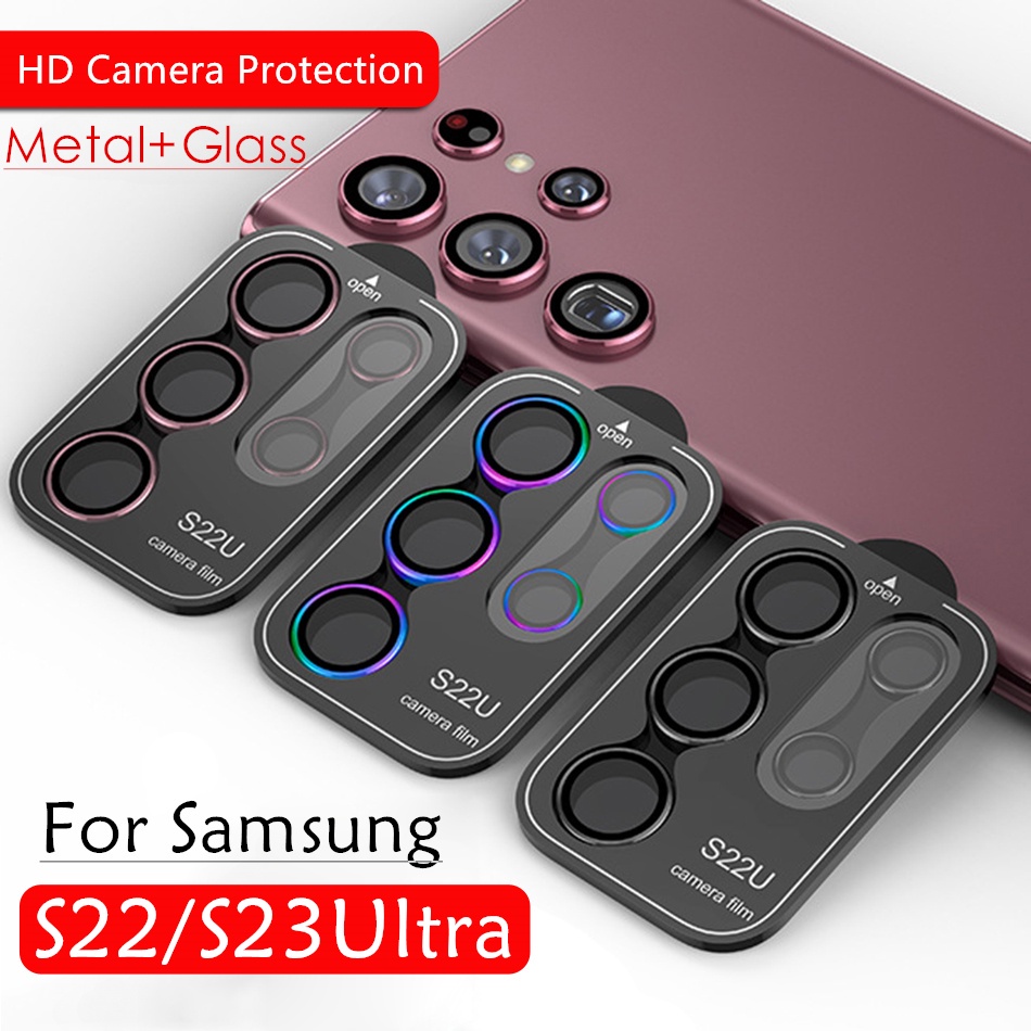 Camera Protector For For Samsung Galaxy S24FE S23 S22Ultra 4G 5G Metal ...