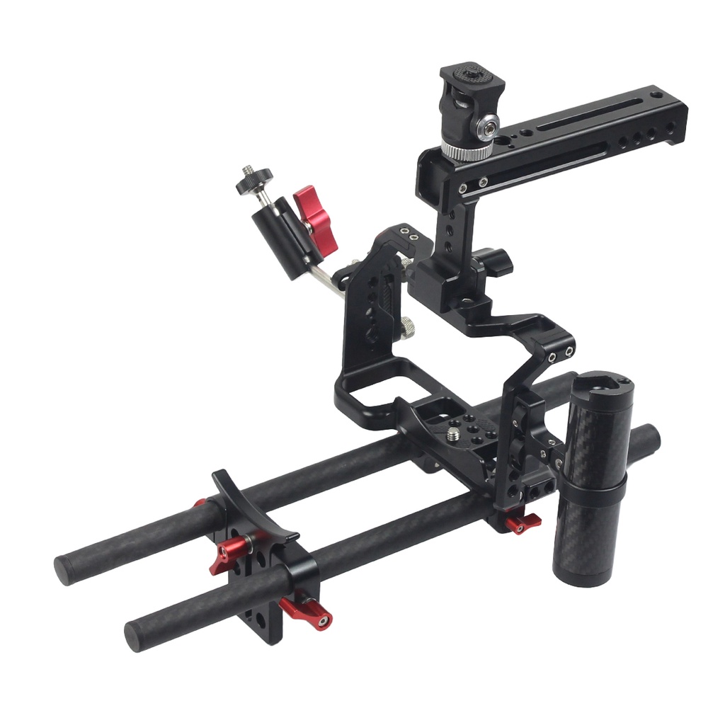 FEICHAO Full DSLR Camera Cage Top Side Handle Grip Rig for Sony a7c A7C ...