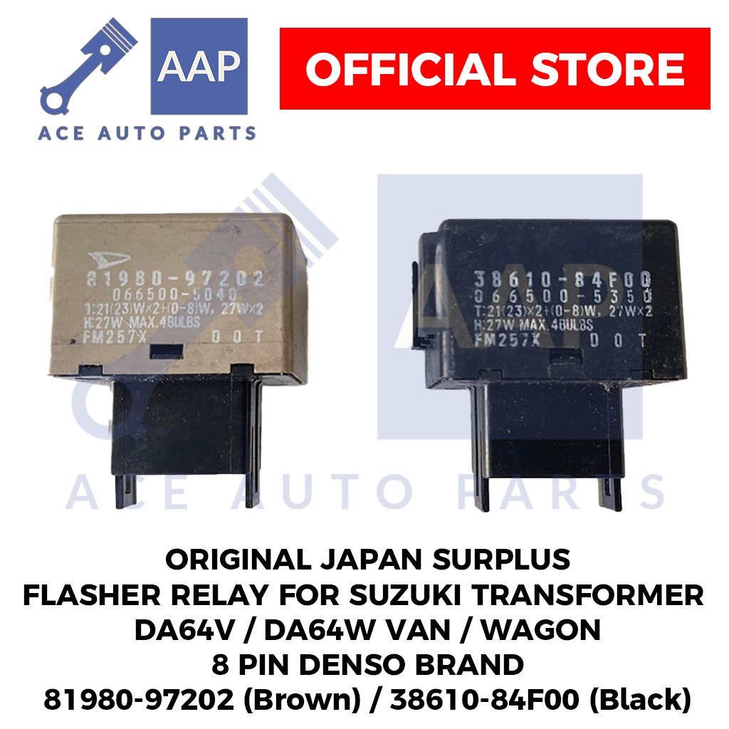 Suzuki Transformer DA64V/DA64W Flasher Relay Original Japan Surplus DENSO 81980-97202 38610 ...