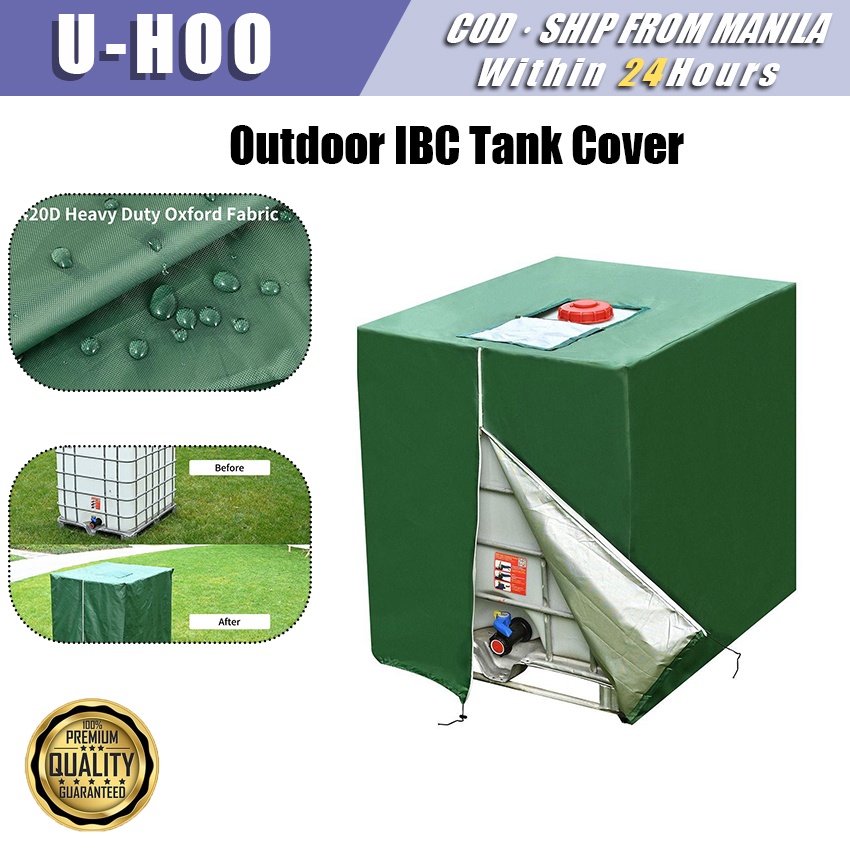 Dustproof 1000L IBC Tank Cover With Zipper Outdoor Waterproof ...