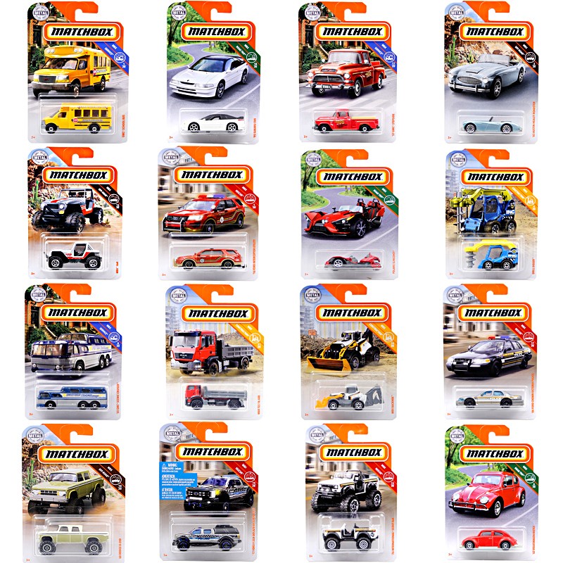 Mattel Matchbox 1:64 City Hero Firewood Traffic Sports Car | Shopee ...