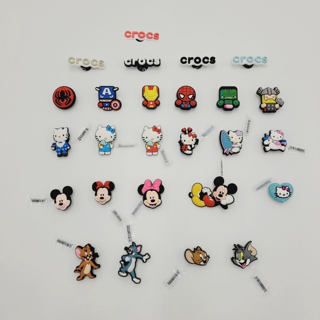 New !!! Jibbitz Cartoon Character Shoe Stick (Jibbit) | Shopee Philippines