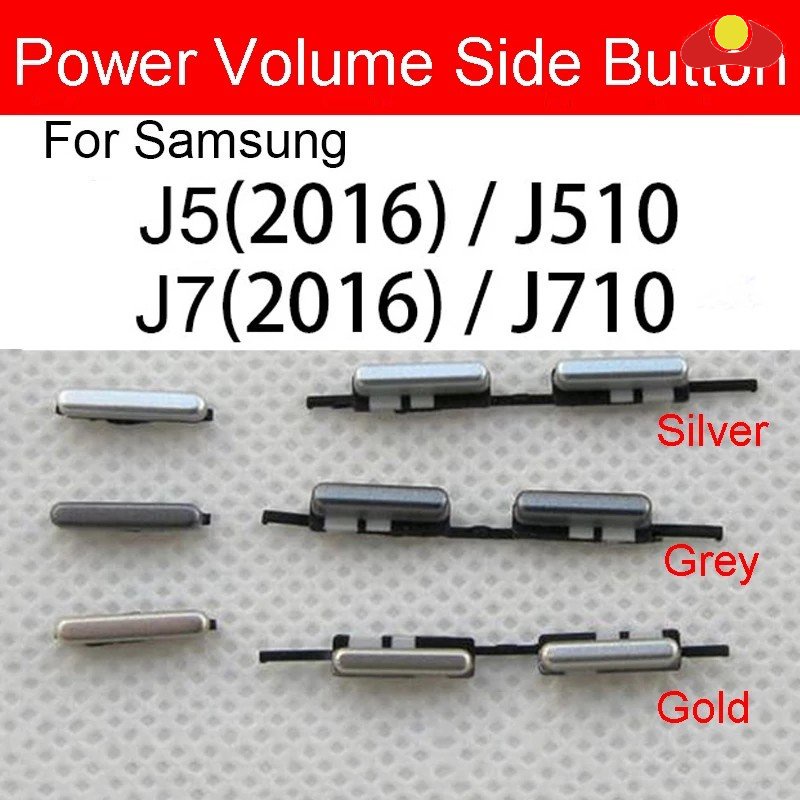 1 Set(2pcs) Side Key Power and Volume Buttons For Samsung Galaxy J5 ...