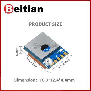 Beitian UBX-M10050 Wearable Flight Controller FPV RC Drone UAV PX4 ...