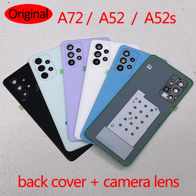 Original A52 A52s A72Shell Battery Case Cover Rear Door for Samsung ...