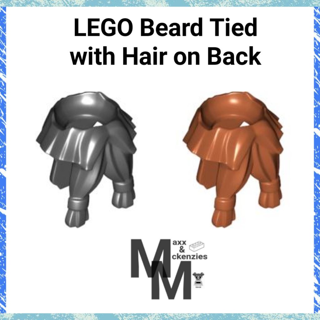 Dwarf Beard with Hair in Back (60750) LEGO Minifigure Body Wear ...