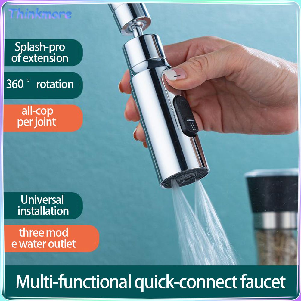 Kitchen Faucet Universal Rocker Pressurization Shower Vegetable Wash ...