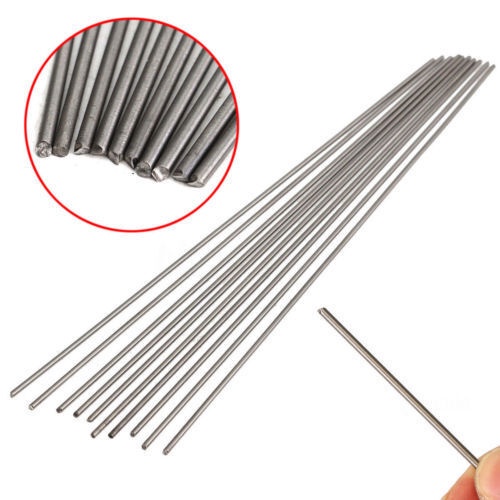1/5/10 Piece Titann Ti Grade 5 GR5 Metal Rods Stick Bar Rod Round 1.2mm ...