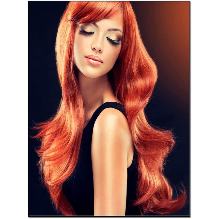 Hairdressing Salon Poster Barber Shop Wall Decoration Female Long Hair ...