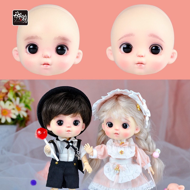 BJD doll head YMY makeup head BJD multi-joint doll head hairstyle ...