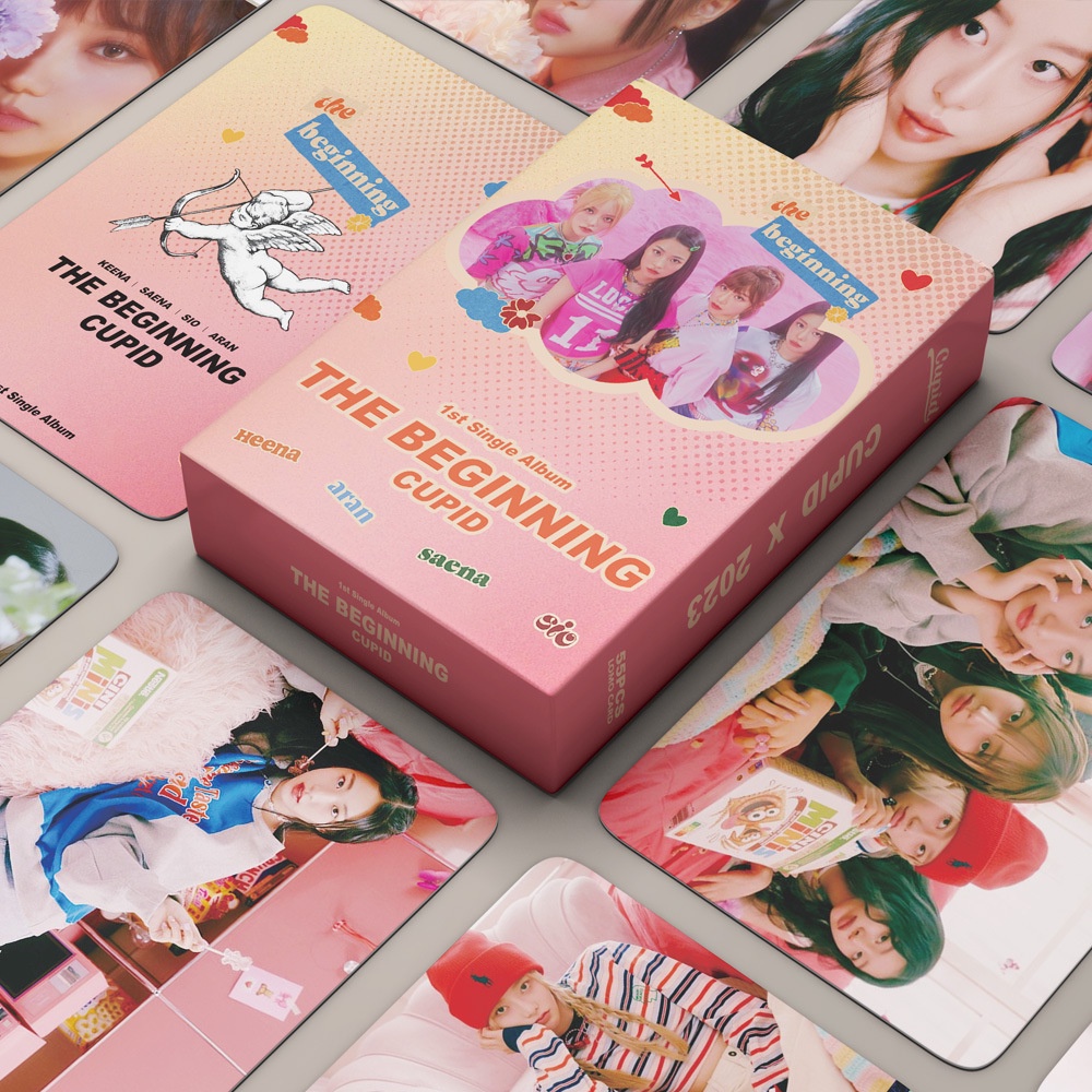 55pcs/box FIFTY FIFTY Photocards THE BEGINNING LOMO Card Postcard ...