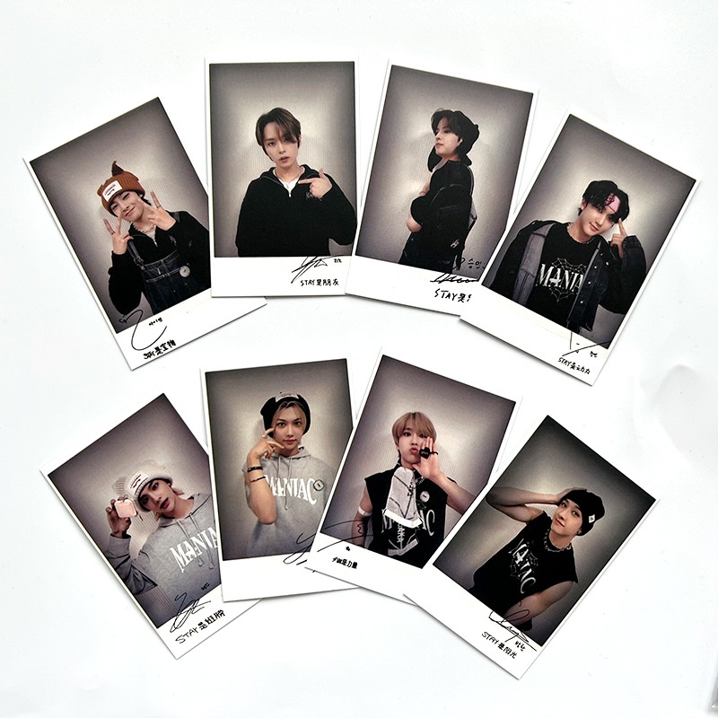 Kpop Straykids SK photo Cards Postcards Signed Fan Card | Shopee ...
