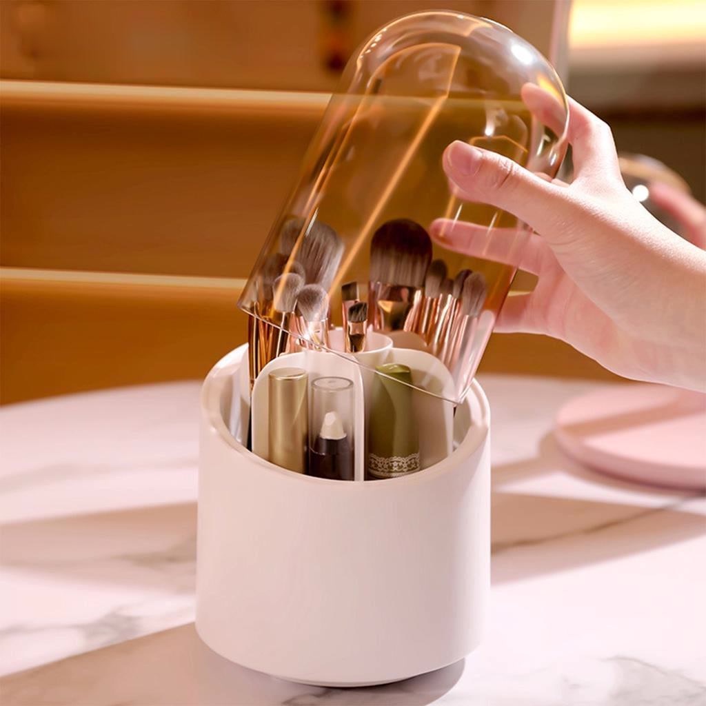 AYACHIE Cosmetic Brush Storage Box / Make Up Brush Storage Rotating ...