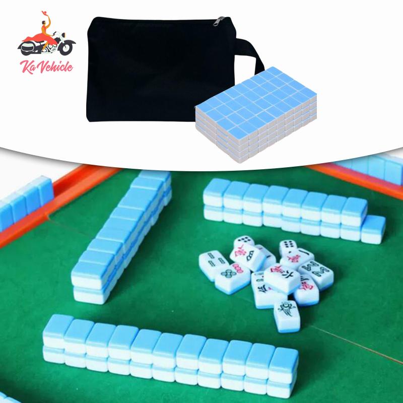 [Whstrong] Travel Mini Mahjong, Tiles Games Board Game, with Storage ...