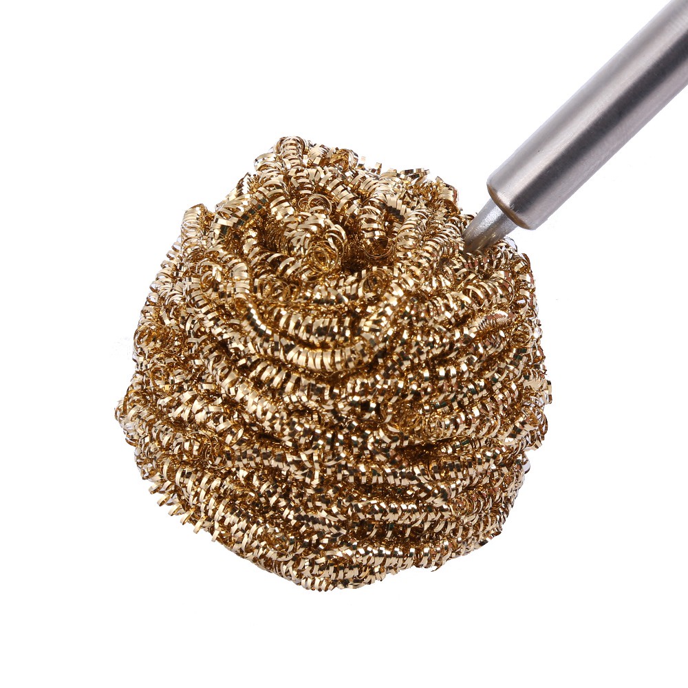 20g Steel Wire Ball Welding Solder Soldering Iron Tip Cleaner Cleaning ...