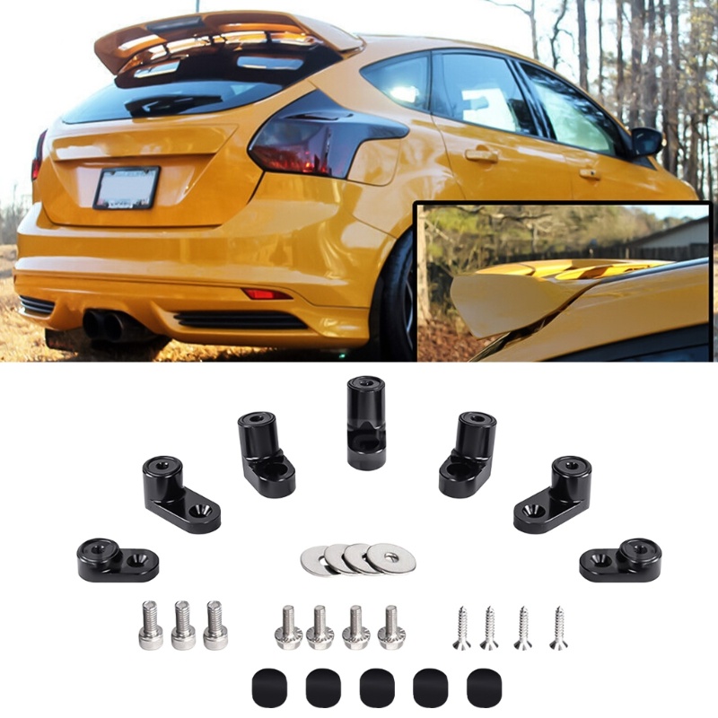 mm Car Modification Parts- Rear Wing Spoiler Risers Extender set ...