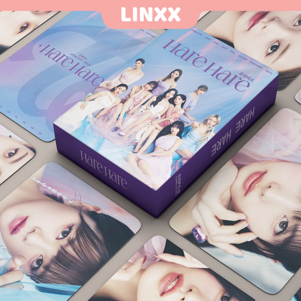 LINXX 55 Pcs TWICE HARE HARE Album Lomo Card Kpop Photocards Postcards Series | Shopee Philippines