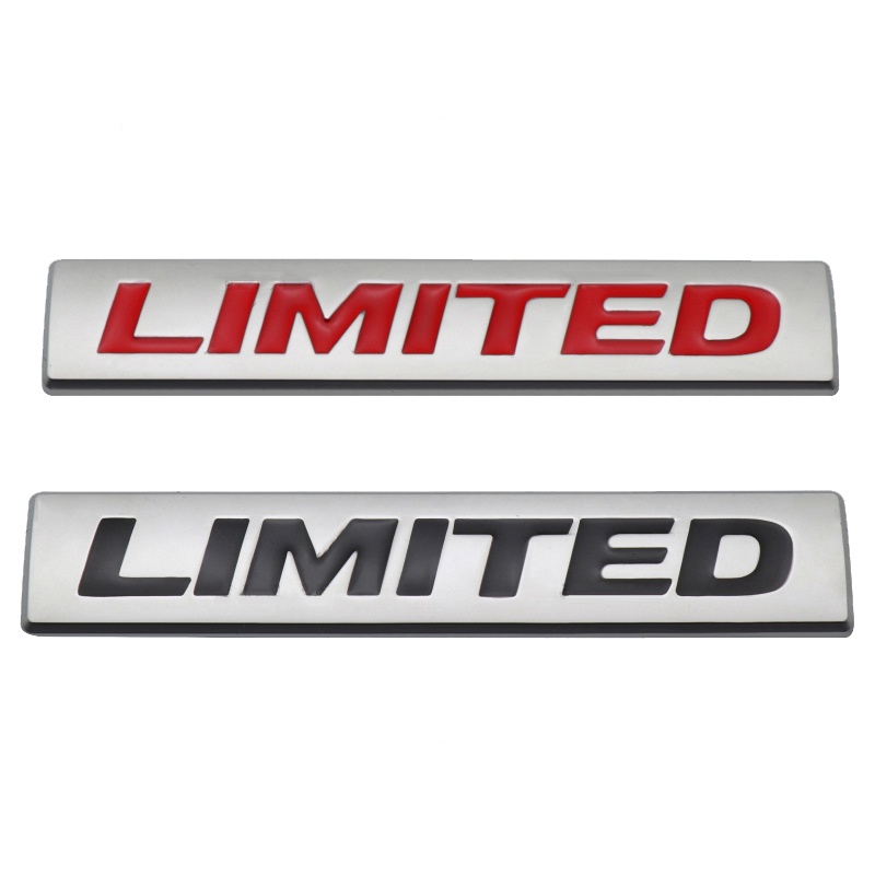 Modified Limited Car Body Emblem Sticker Auto Trunk Decorative Badge ...