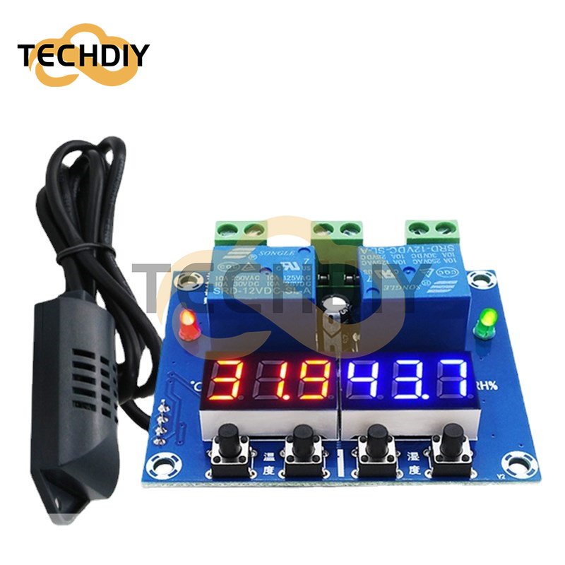 XH-M452 temperature and humidity control module digital display word high precision double ...