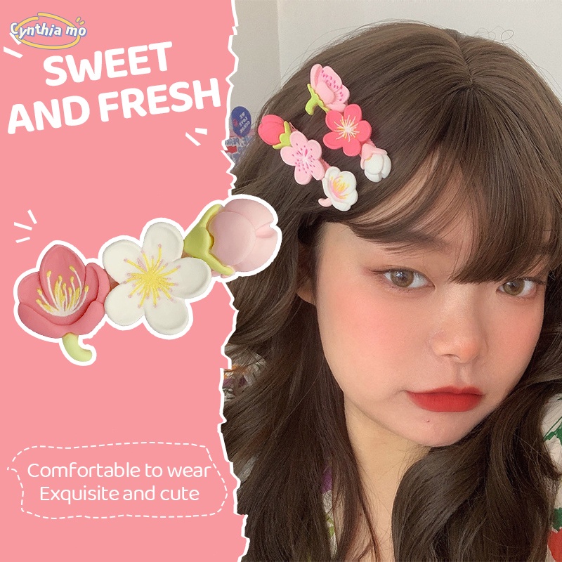 Sweet Girl Fresh Side Clip Hair Accessories CM | Shopee Philippines