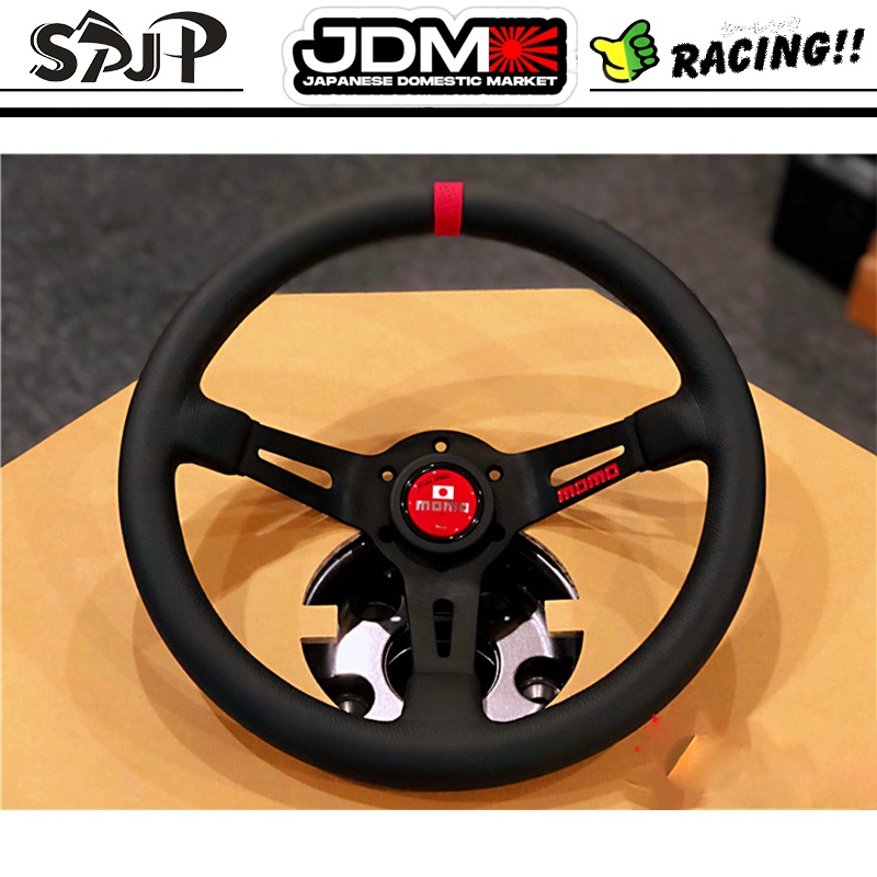 Momo Japanese Style Car Racing Drift Sport Universal 14inch 350mm Real ...