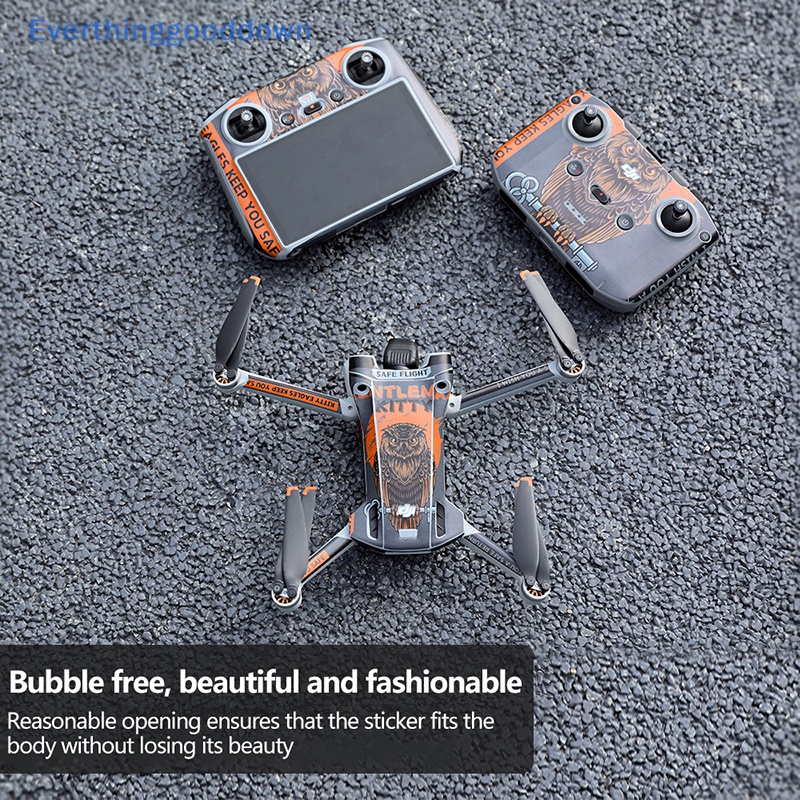 EVERTHING for DJI MINI 3 PRO PVC Sticker Body Remote Control Skin ...