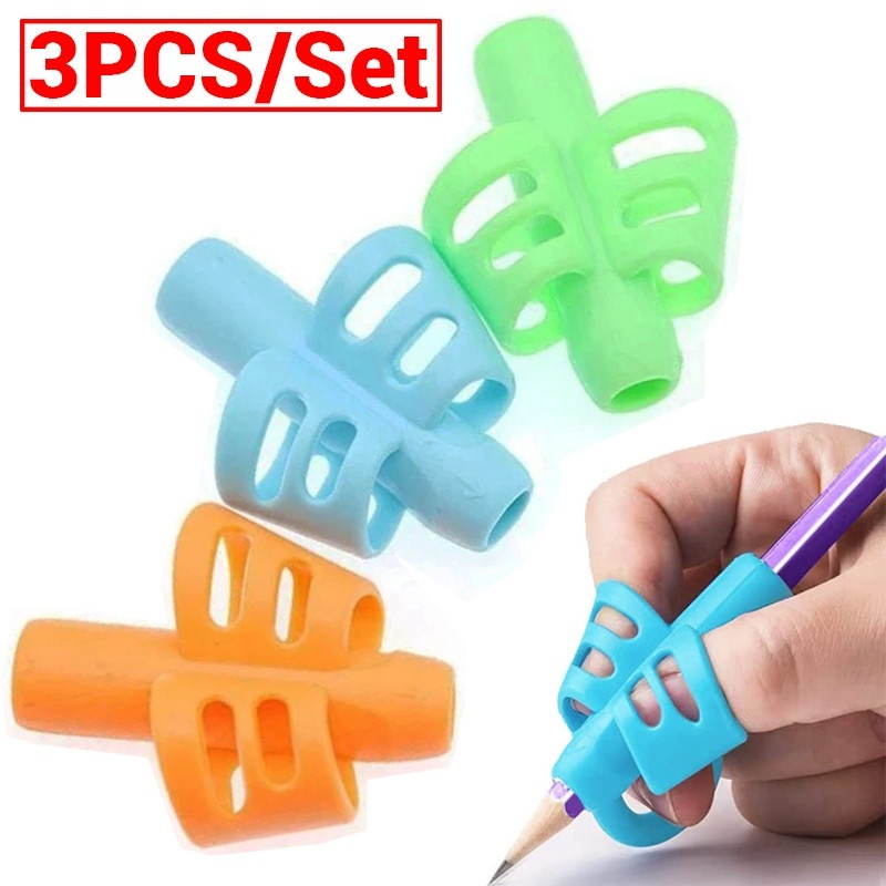 3 pcs Pencil Grips Pencil Grips for Kids Handwriting Posture Correction ...