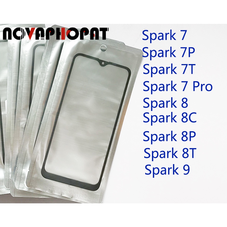 Novaphopat For Tecno Spark 9 8 7 Pro 7T 7P 8C 8T 8P LCD Front Touch ...