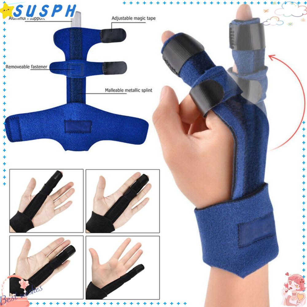 SUSPH Finger Splint Bandage Corrector Adjustable Belt Pain Relief ...
