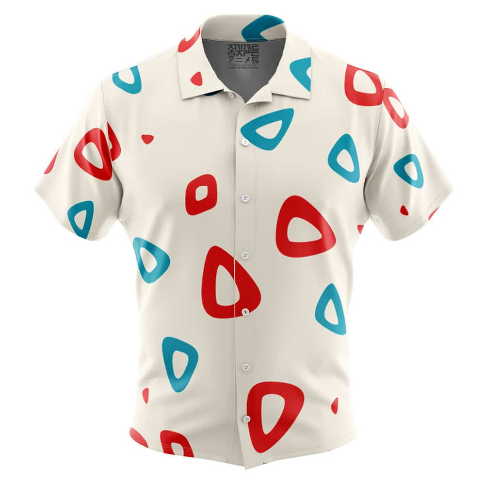 Togepi Pattern Pokemon Button Up Hawaiian Shirt | Shopee Philippines