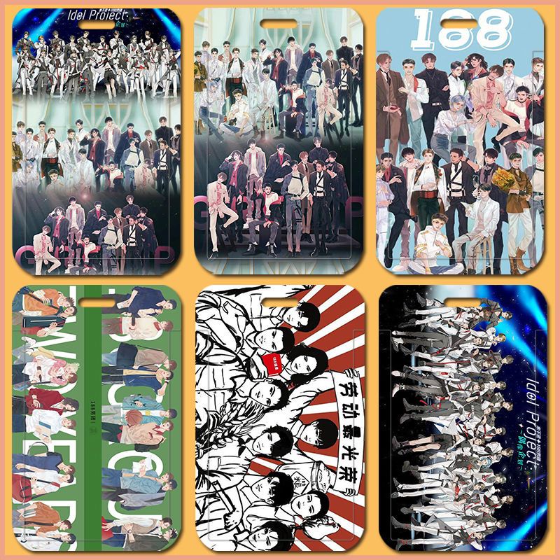 IUC Boys DIY Name Card Student School ID Card Holder MRT Card Bus Card ...