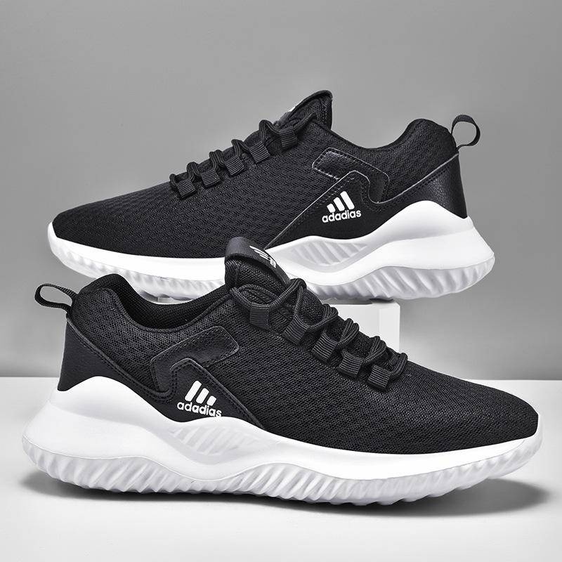 Mesh Sneakers Men's Breathable Shoes Jogging Shoes Ready Stock Low-Top ...