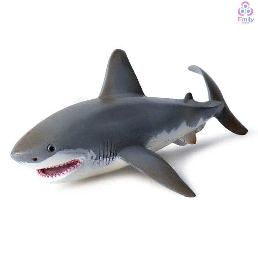 Children's simulation marine life animal great white shark man-eating ...