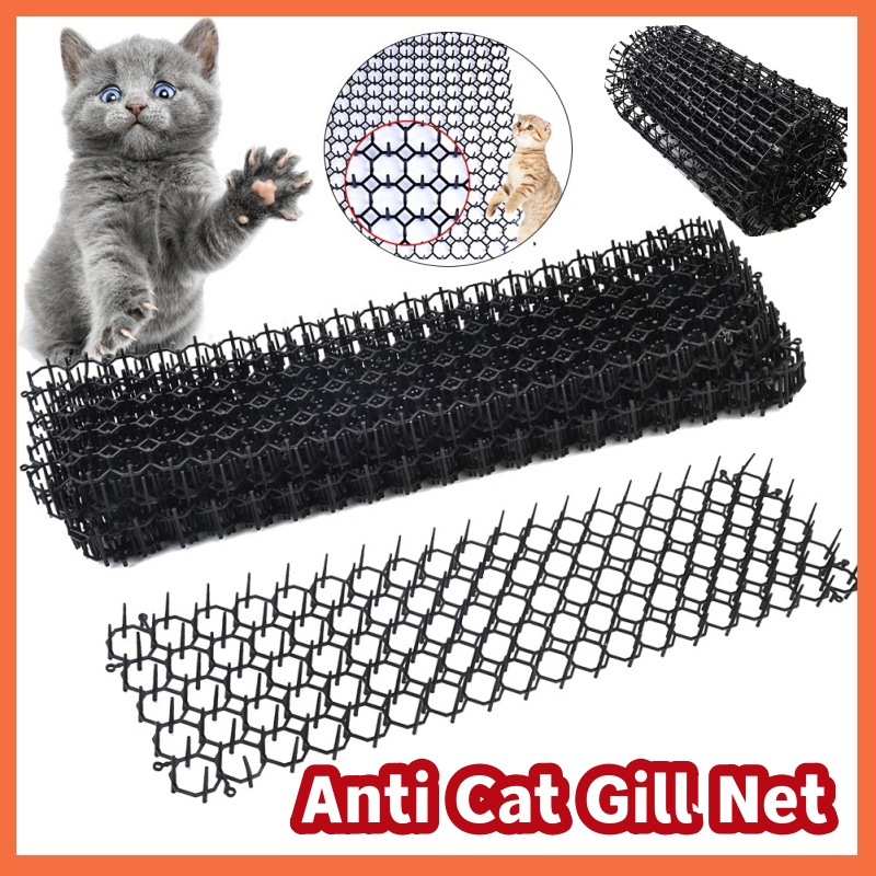 Anti-cat Thorn Gardening Net Pad Fence Spikes Keep Cat Dog Away Digging ...