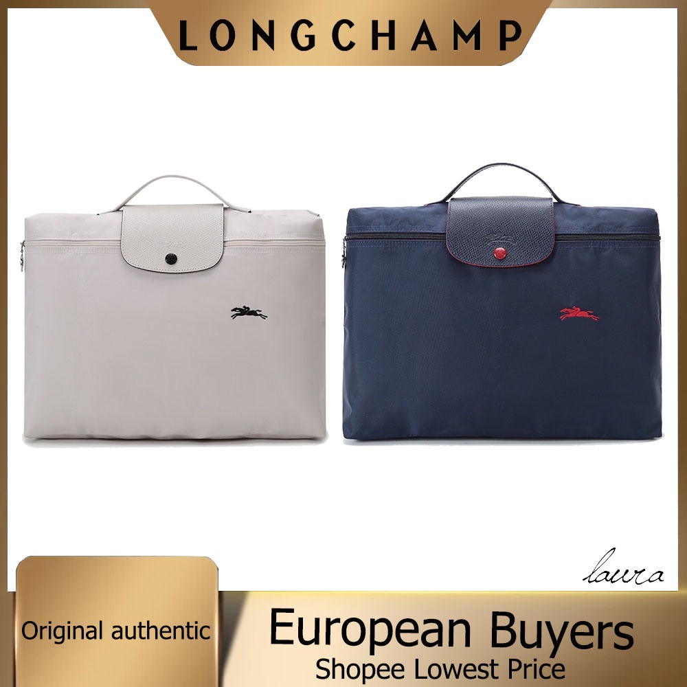 Authentic Longchamp bag handbag Women's handbag laptop bag | Shopee ...