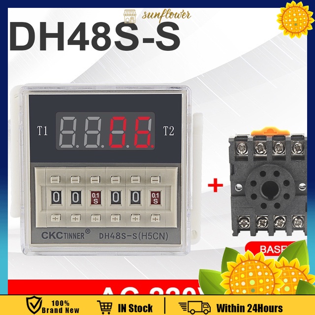 DH48S Digital LED Programmable Timer Relay Switch AC220V Timer Relay ... DH48S Digital LED Programmable Timer Relay Switch AC220V Timer Relay ...