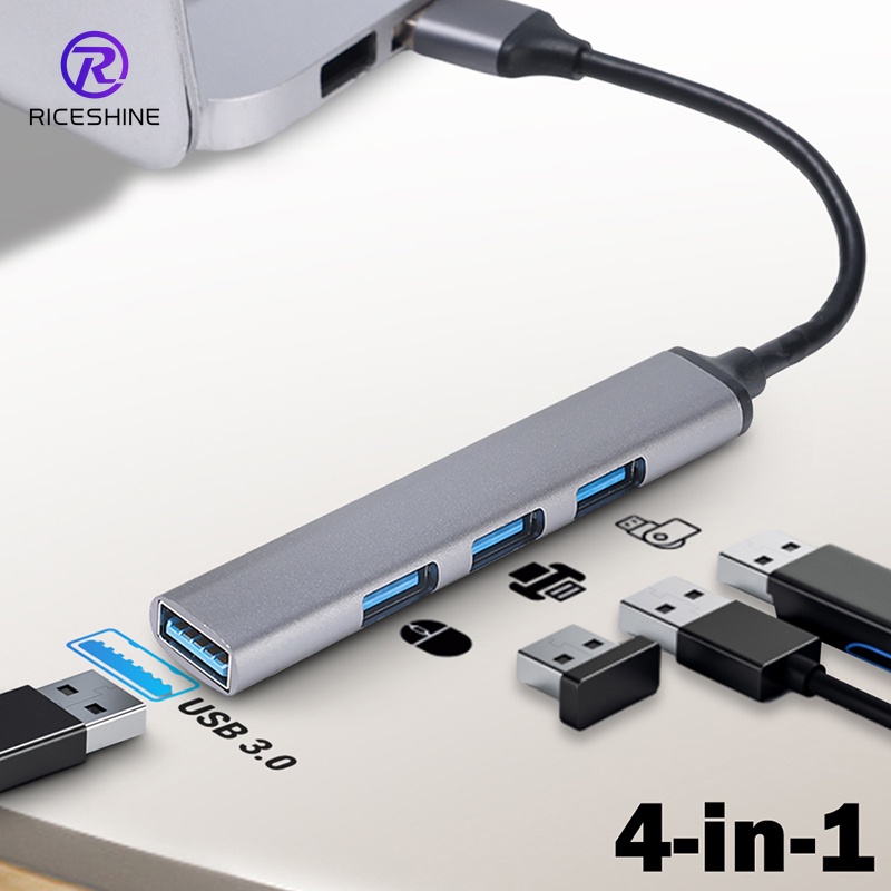 Creative Multifunctional 4 Interfaces USB Expander for Laptop Computer ...
