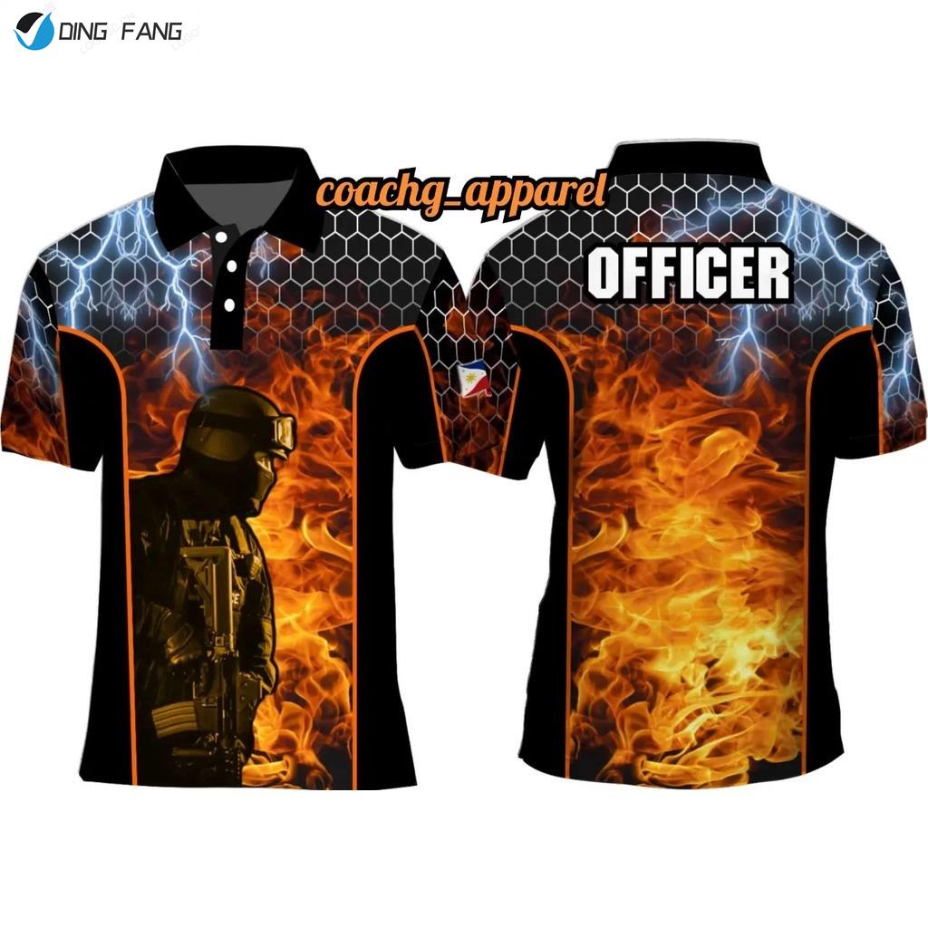 New SECURITY OFFICER GUARD UNIFORMS High Quality Full Sublimation Polo ...