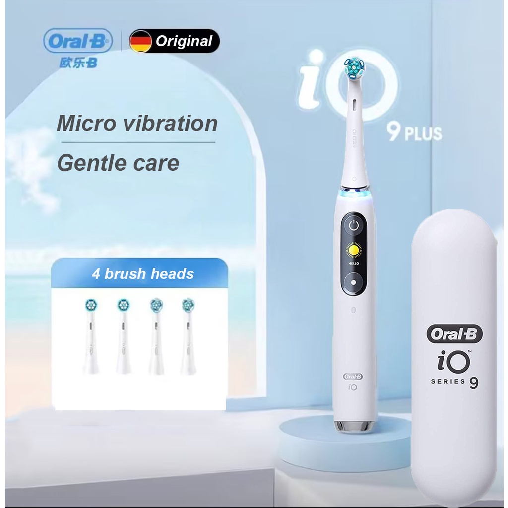 Oral B Upgraded Version iO9 Plus Electric Toothbrush Micro Vibration ...
