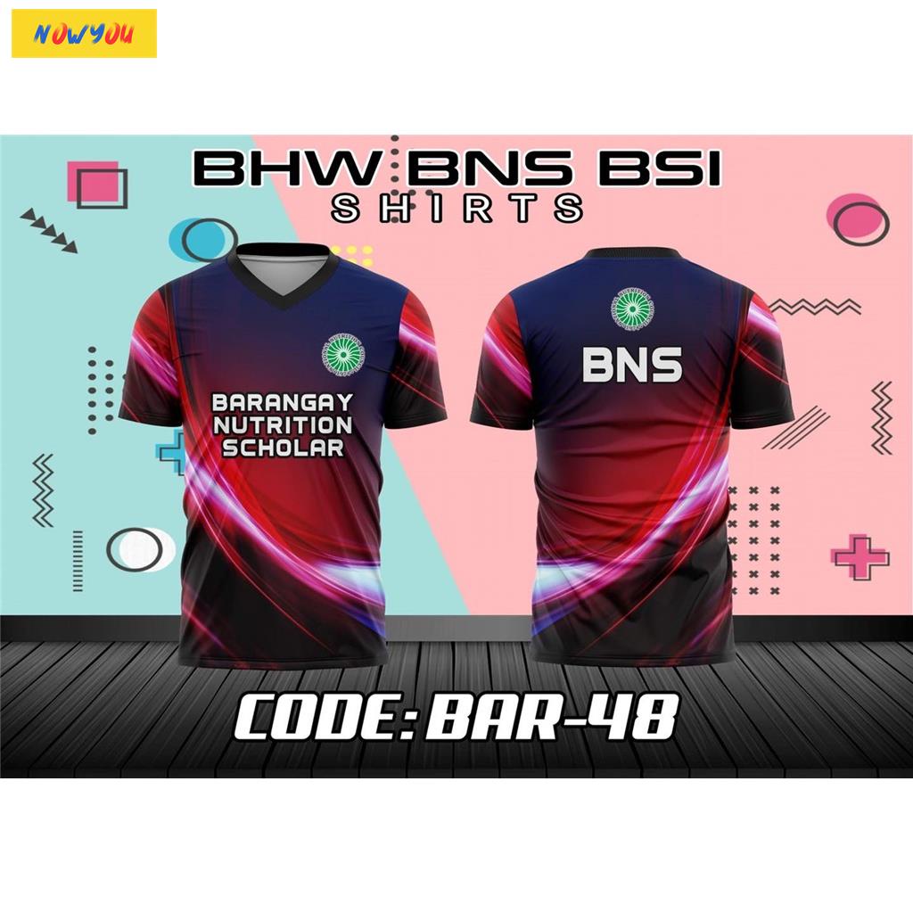 NOWYOU - New BHW BNS BSI Tshirt for Men and Woman Jersey Sublimation T ...