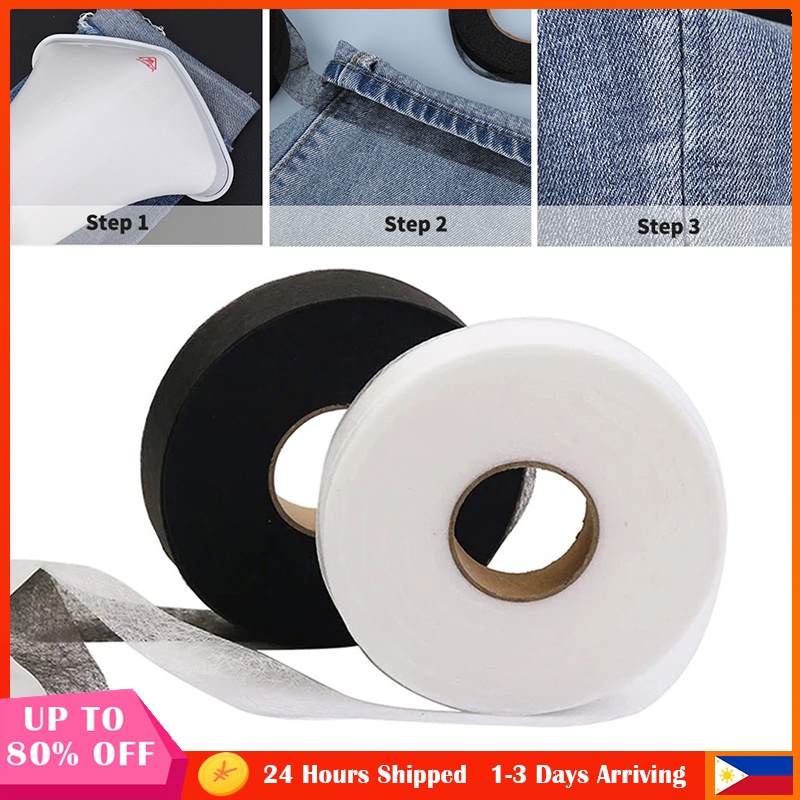 Double-sided Hem Fabric Liner / Non-woven Adhesive Fabric Cloth Tape ...