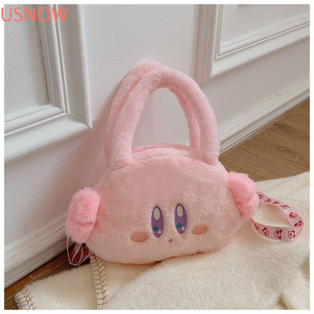 USNOW Kirby Plush Backpack Pink Elf Birthday Gifts Suitable Messenger ...