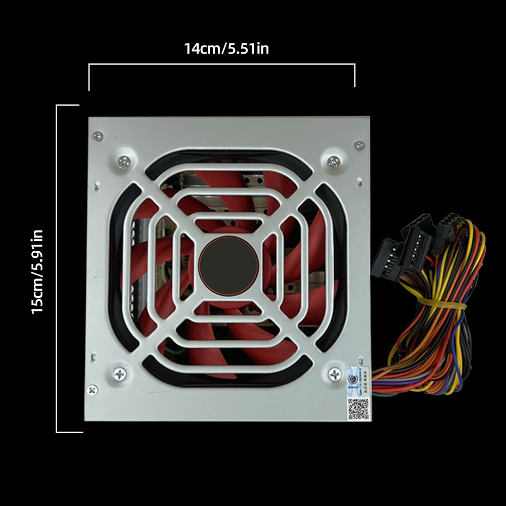 Computer Power Supply 200W ATX Power Supply Peak 450W 4Pin 2 SATA for ...