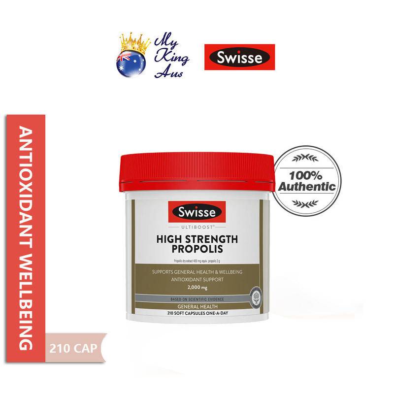 Swisse Ultiboost High Strength Propolis 210 Capsules Support General Health and Wellbeing 高强度蜂胶 ...
