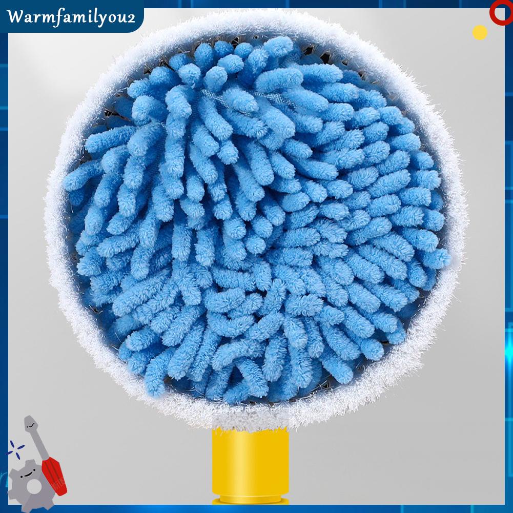 Car Rotary Wash Brush Long Handle Automatic Rotating Brushes Adjustable ...