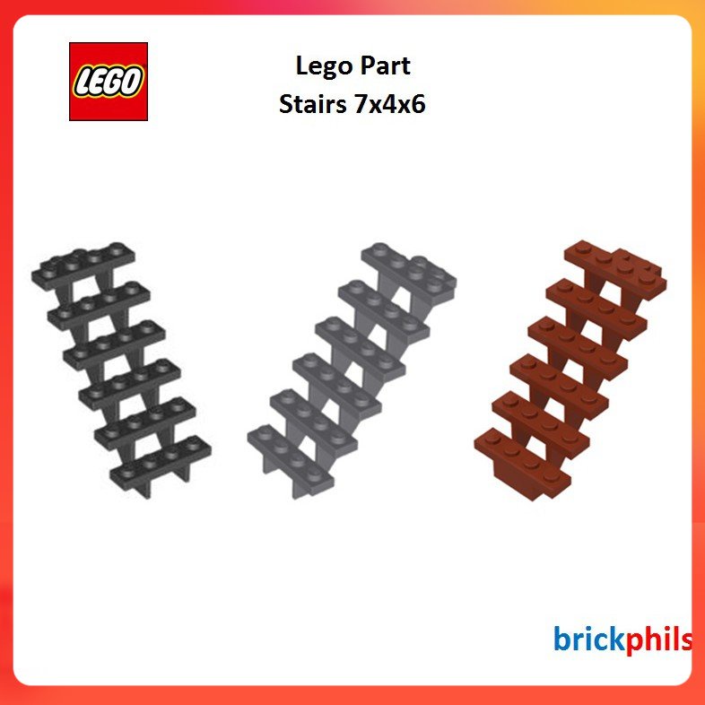 Lego Part 30134 - Stairs 7x4x6 | Shopee Philippines